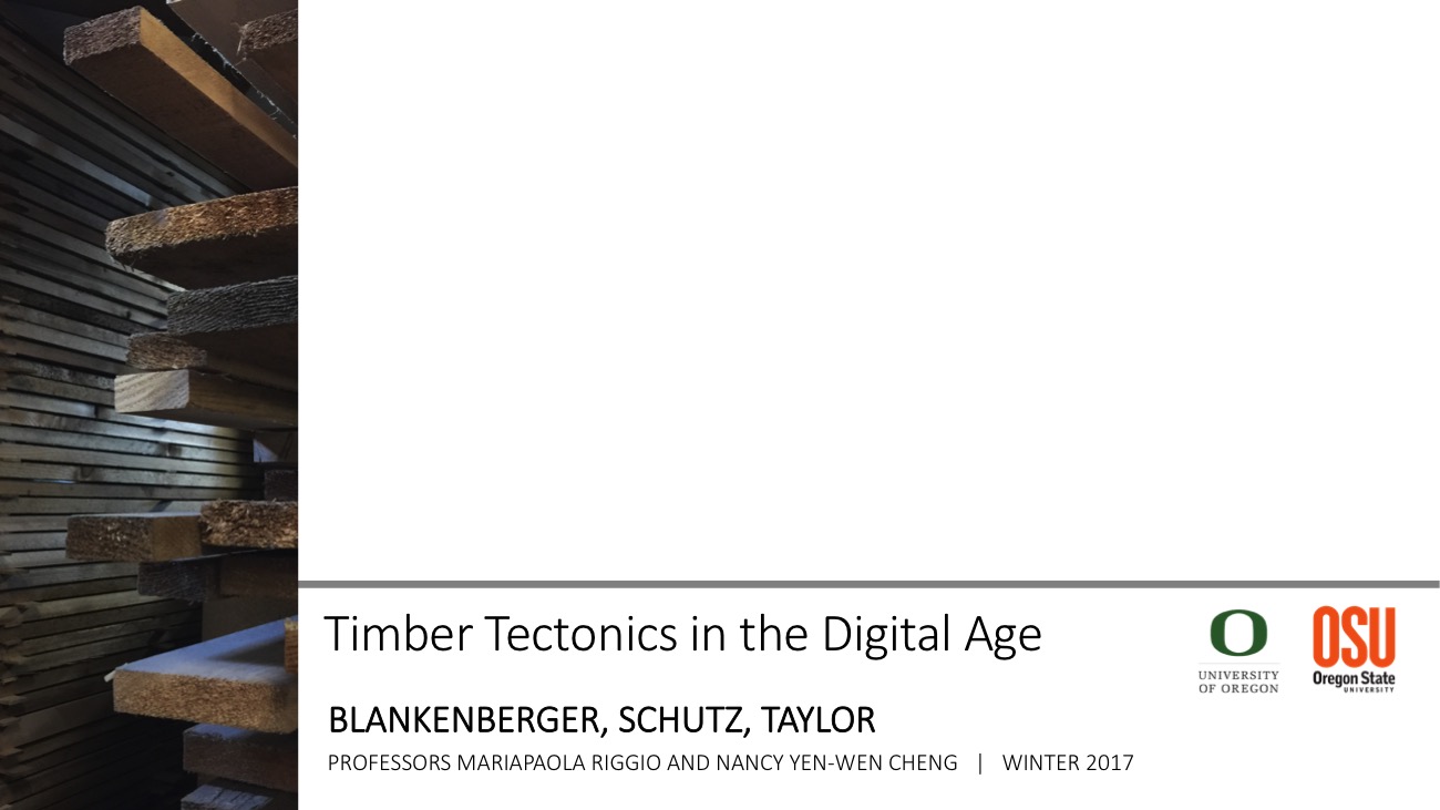 Showcase Portfolio – Timber Tectonics in the Digital Age