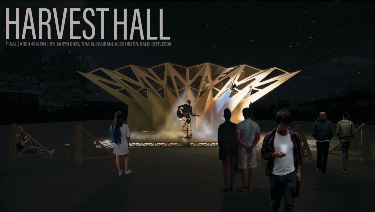 HARVEST HALL – A Portable Folded-Plate Pavilion for Perfomances ...