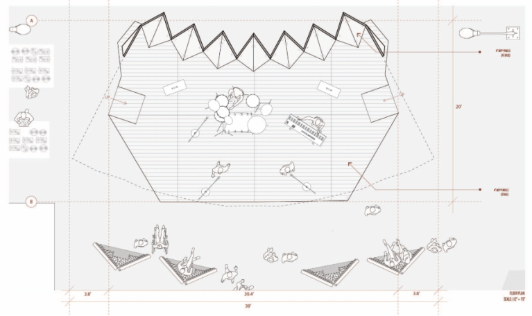 HARVEST HALL – A Portable Folded-Plate Pavilion for Perfomances ...