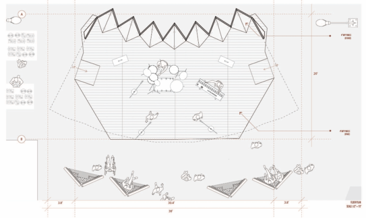 HARVEST HALL – A Portable Folded-Plate Pavilion for Perfomances ...