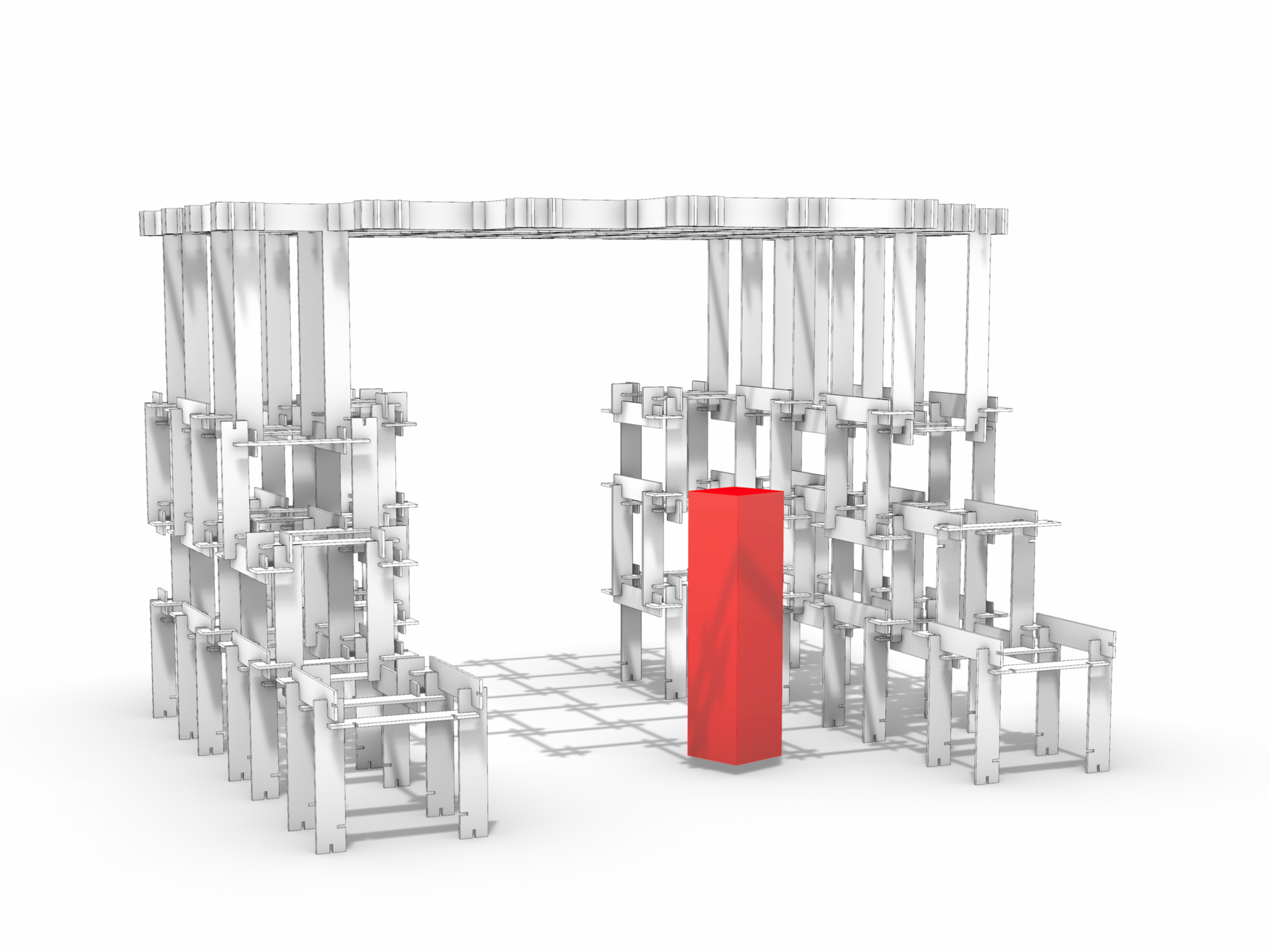 Team 1 Reciprocal Frame Pavillion – Timber Tectonics in the Digital Age